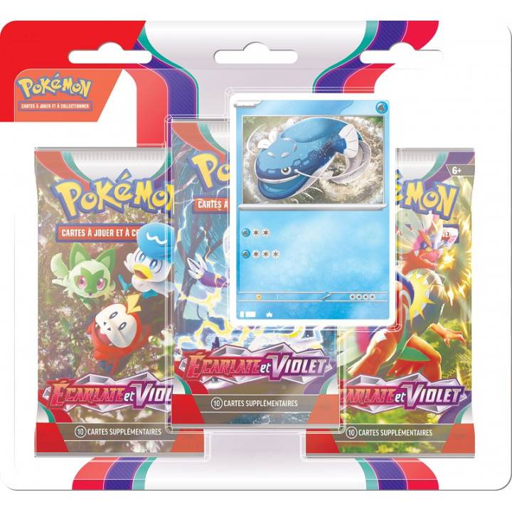 Pokemon - Tri-Pack 3 Boosters EV01 - Ecarlate et Violet